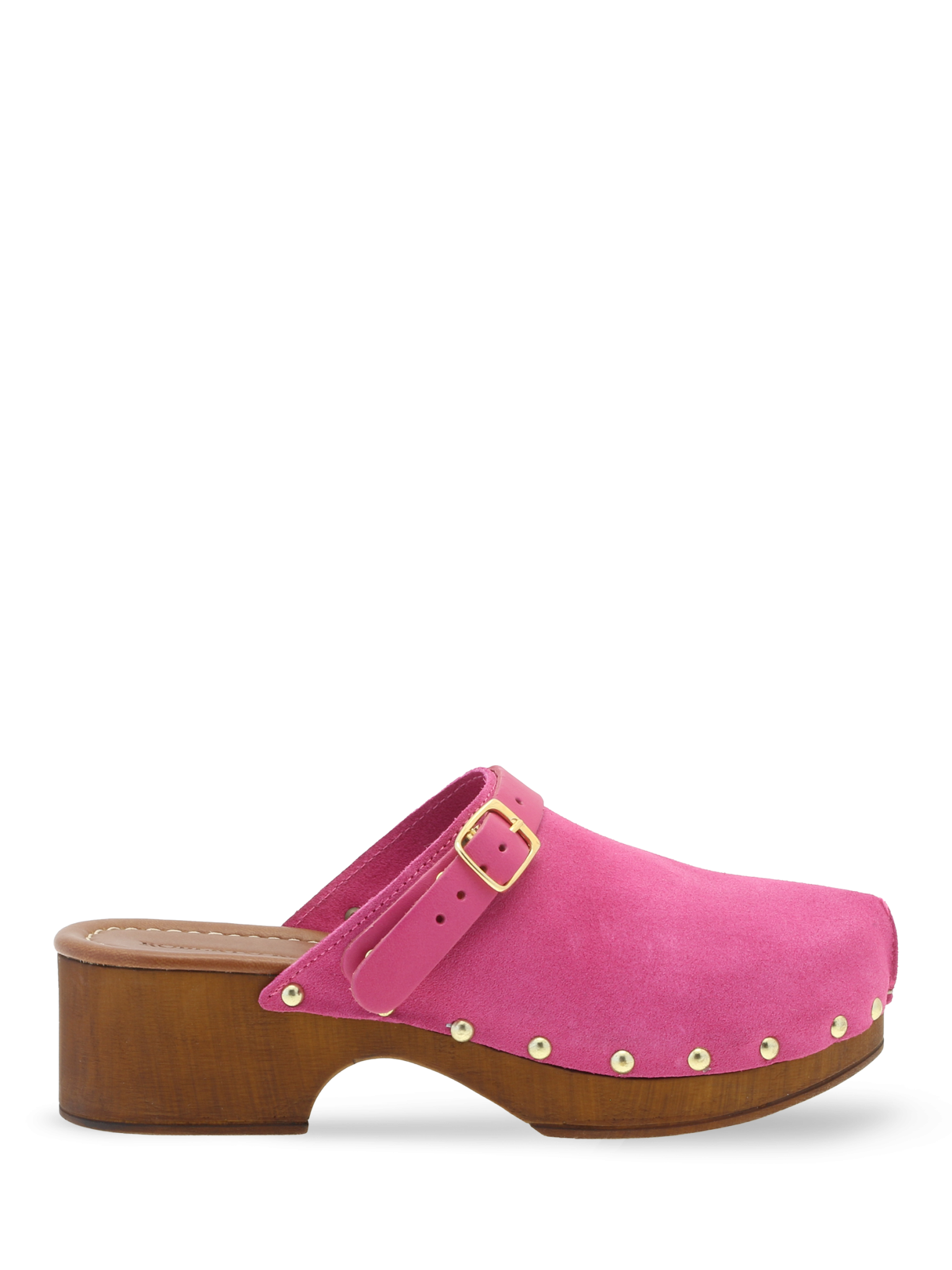 Clogs Suede Leather Fuxia - Roberto Rosso